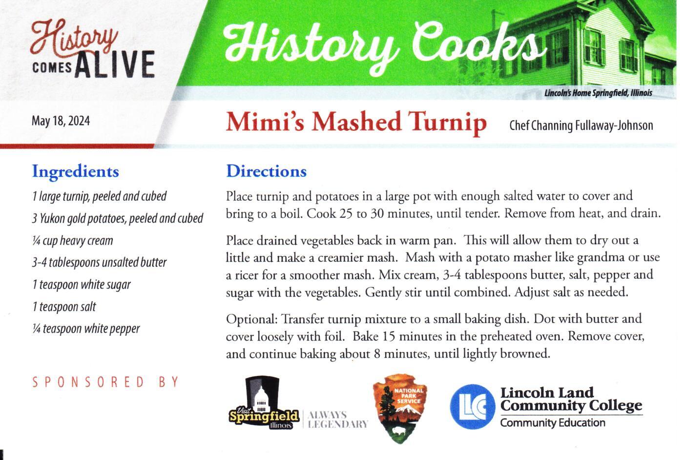 History Cooks series features Springfield’s iconic foods - Capitol City Now