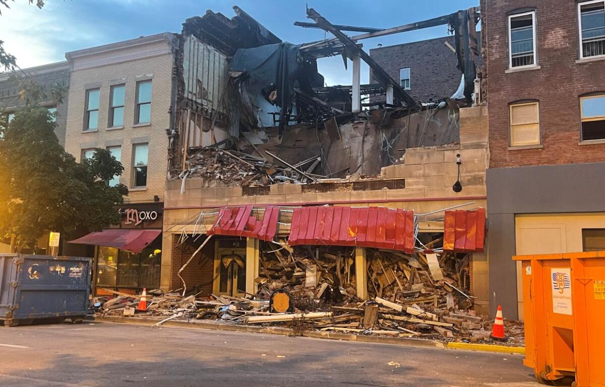Owner shares update for Adams St. buildings 2 months after massive fire ...
