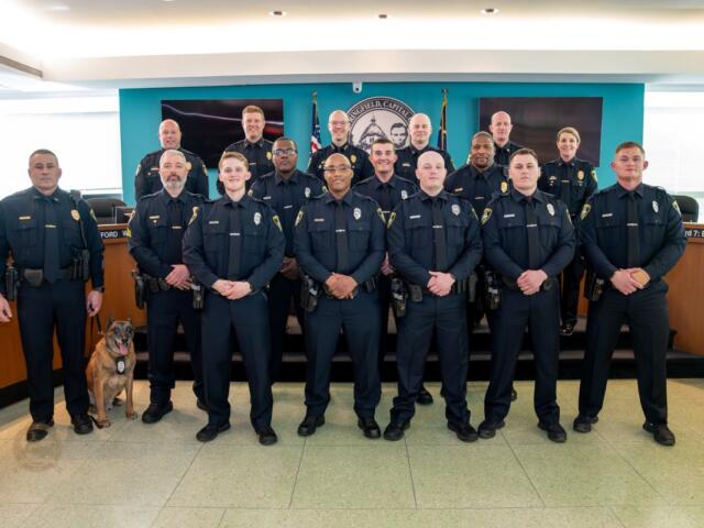 Springfield Police Department promotes three officers, swears in seven ...