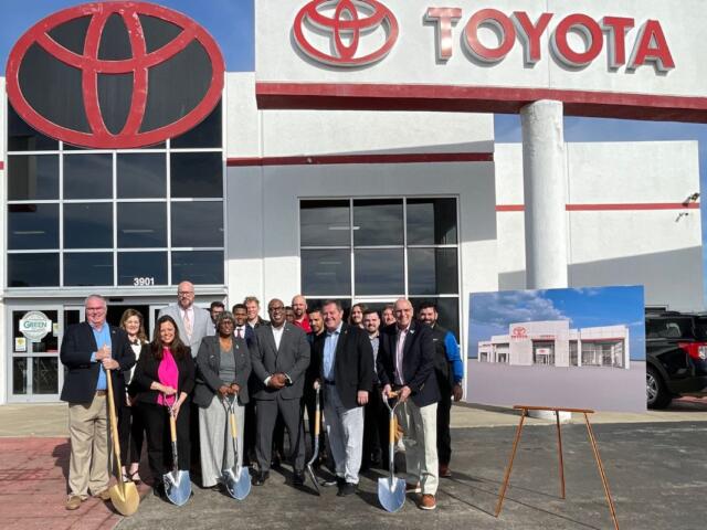 Green Toyota breaks ground on $11 million renovation and expansion ...
