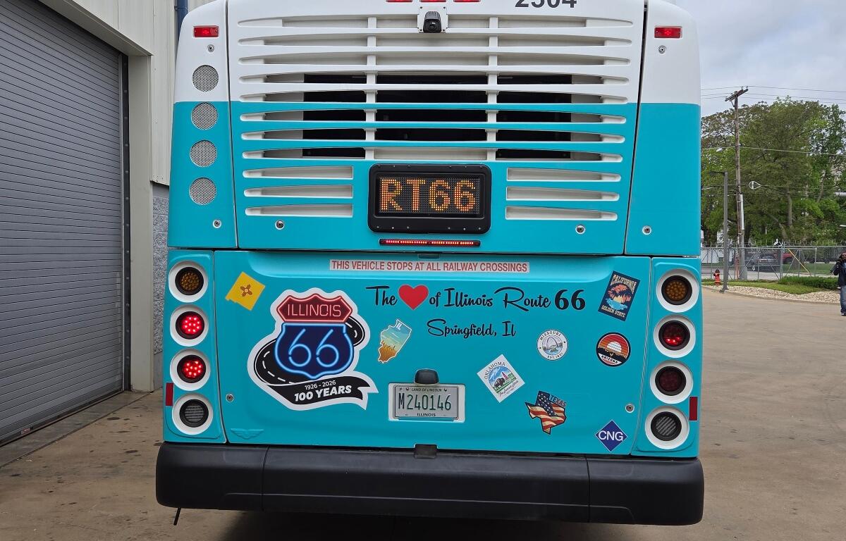 Meet ‘Buddy’, SMTD’s new Route 66-themed bus - Capitol City Now